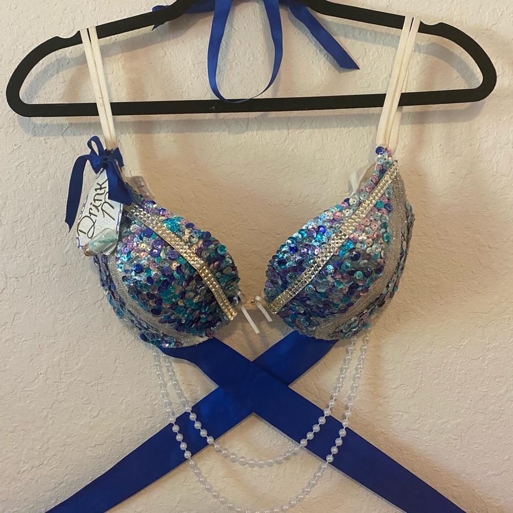 Alice In Wonderland Themed Costume Bra - Gem